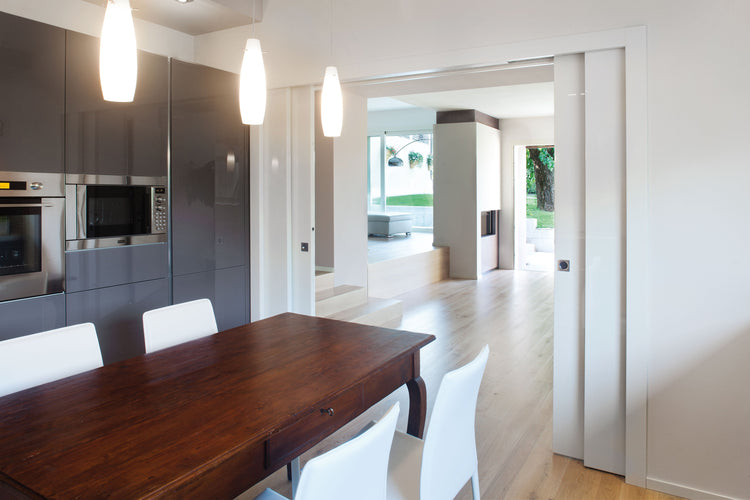 Eclisse Sliding Pocket Doors and concealed frame systems