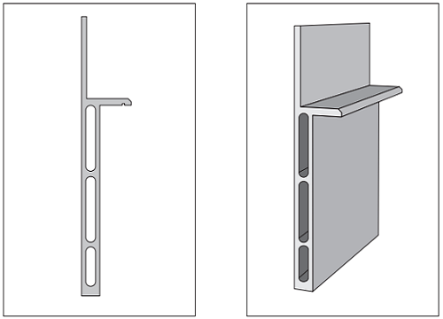 Flush recessed skirting boards with the Syntesis® Flush Skirting Board ...